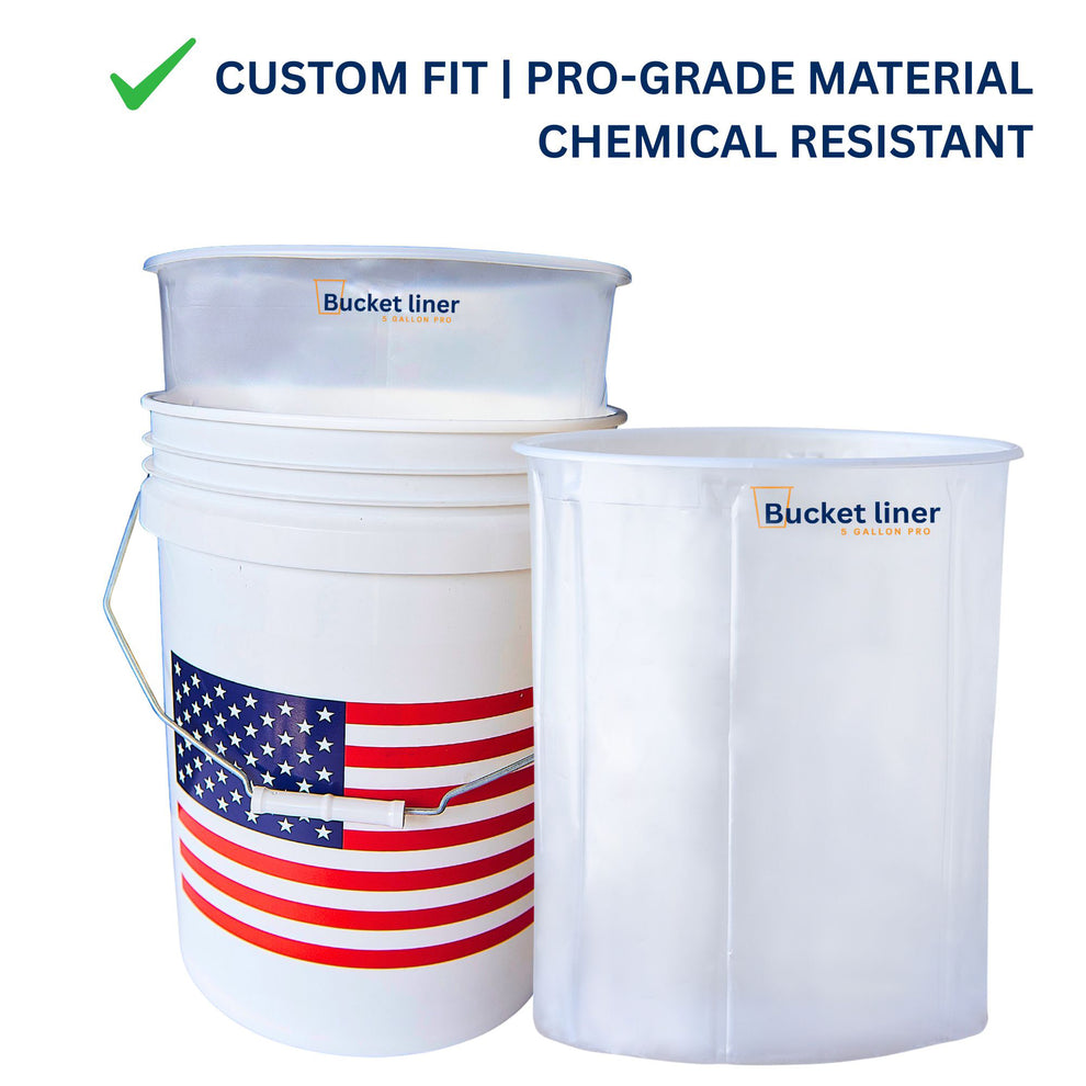 Liners for 5 Gallon Bucket | 50 Count | Half Pack – 5 Gallon Bucket Liner