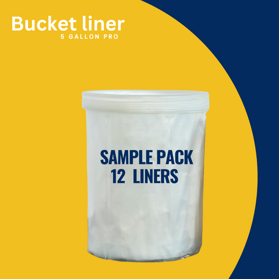 Liners for 5 Gallon Bucket | 12 Count | Sample Pack – 5 Gallon Bucket Liner